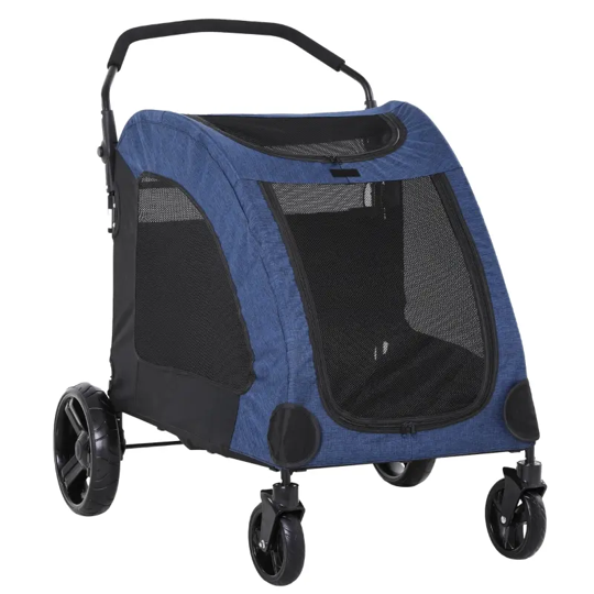 Foldable Pet Stroller with Storage Pocket – Furr Baby Gifts
